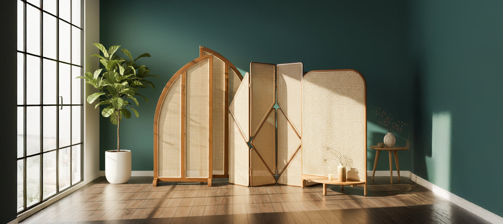 Classic Partitions Design Collection in India | Rattan Room Divider ...