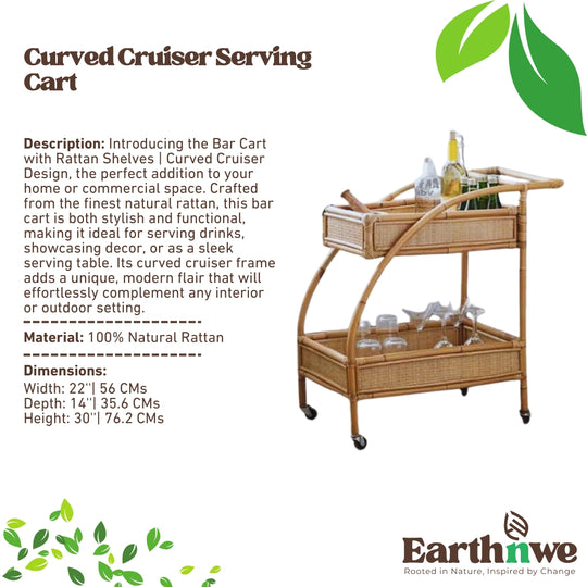 Rattan Serving Carts & Bar Trolleys | Handcrafted Cane Hospitality by ...