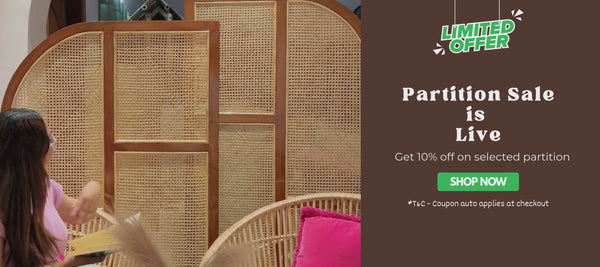 Rattan Room Dividers & Cane Partitions | Handcrafted Privacy Screens by ...